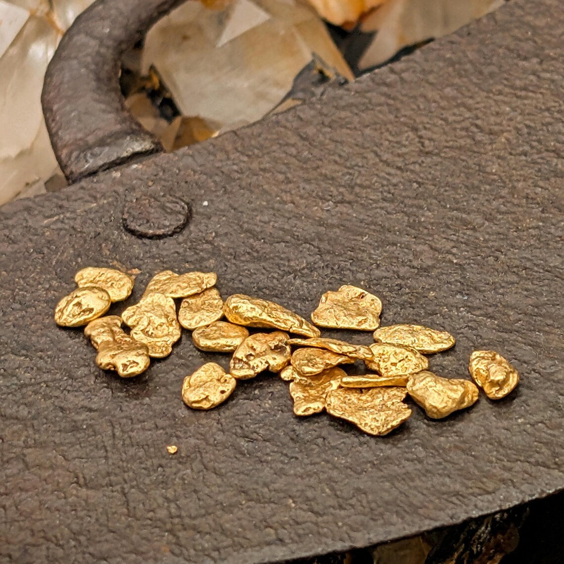 California Gold Nuggets - American Mined Gold - Genuine Gold Specimen ...