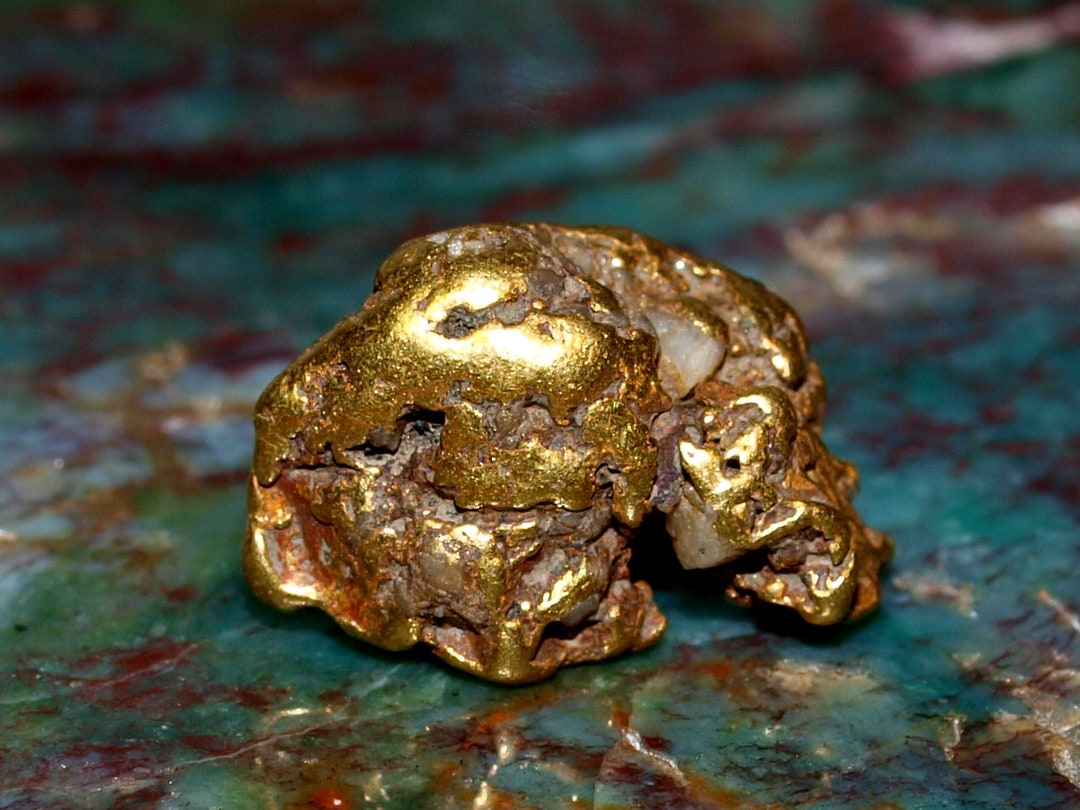 Alaska Gold Nugget American Mined Gold Genuine Gold Specimen Raw ...