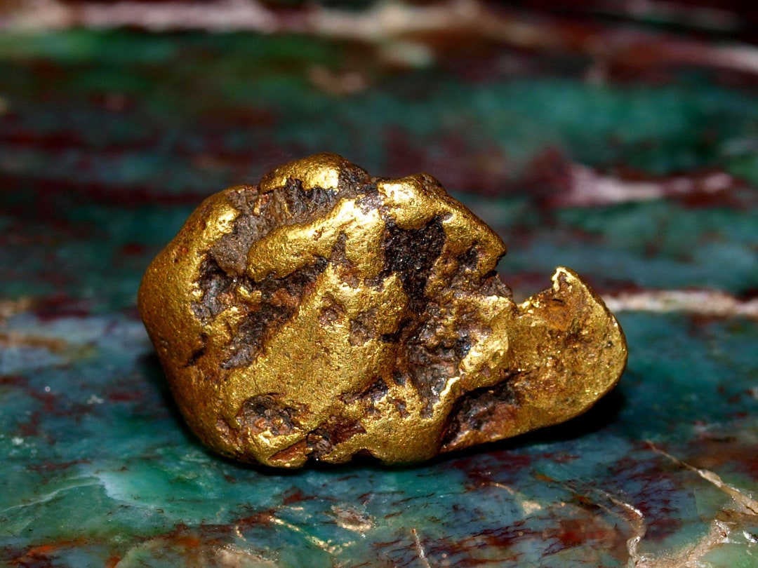 Alaska Gold Nugget - American Mined Gold - Genuine Gold Specimen - Raw ...