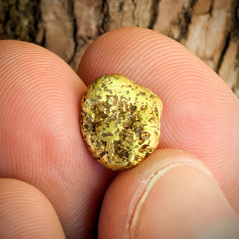 Alaska Gold Nugget - American Mined Gold - Genuine Gold Specimen - Raw ...