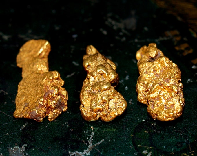 Raw Placer Gold Nuggets - Southwest Arizona Gold - Genuine Gold Nuggets ...