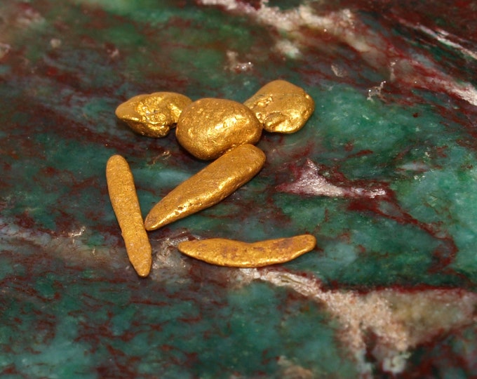 California Gold Nuggets - Authentic Natural Placer Gold - Raw Gold ...