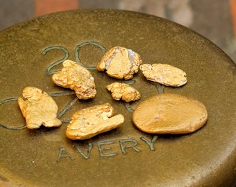 California Gold Nugget - Artisanal Mined Gold - Genuine Gold Specimen ...