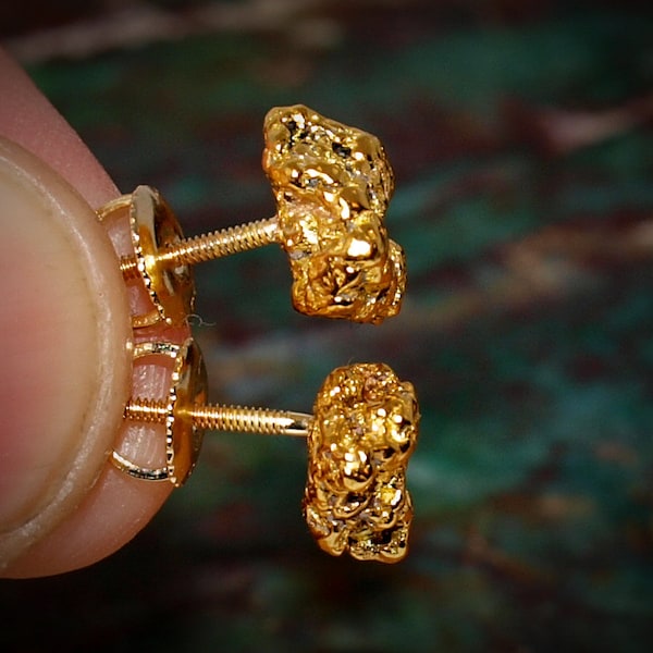 Nugget Earrings - Etsy