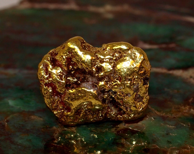 Gold Nugget Genuine Alaska Gold Nugget Specimen Raw Fairbanks Alaska ...