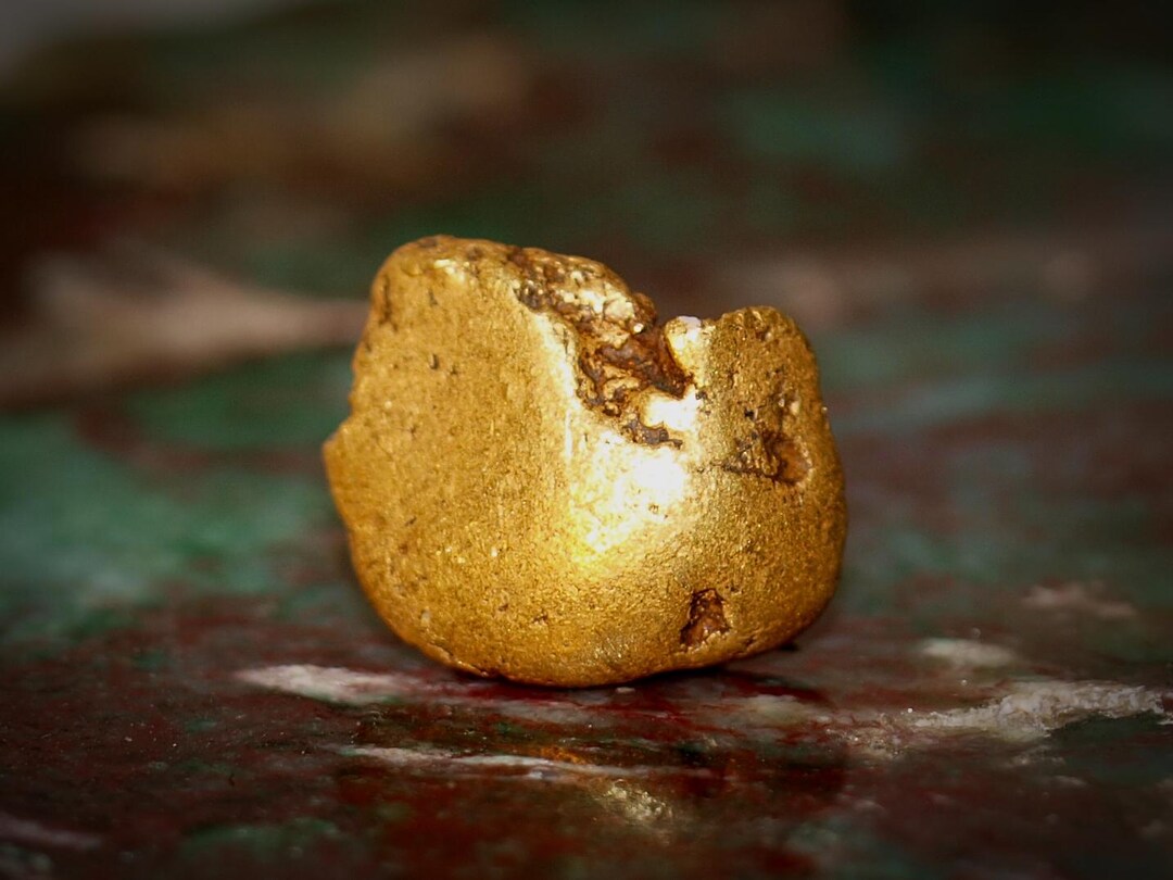 Alaska Gold Nugget - American Mined Gold - Genuine Gold Specimen - Raw ...
