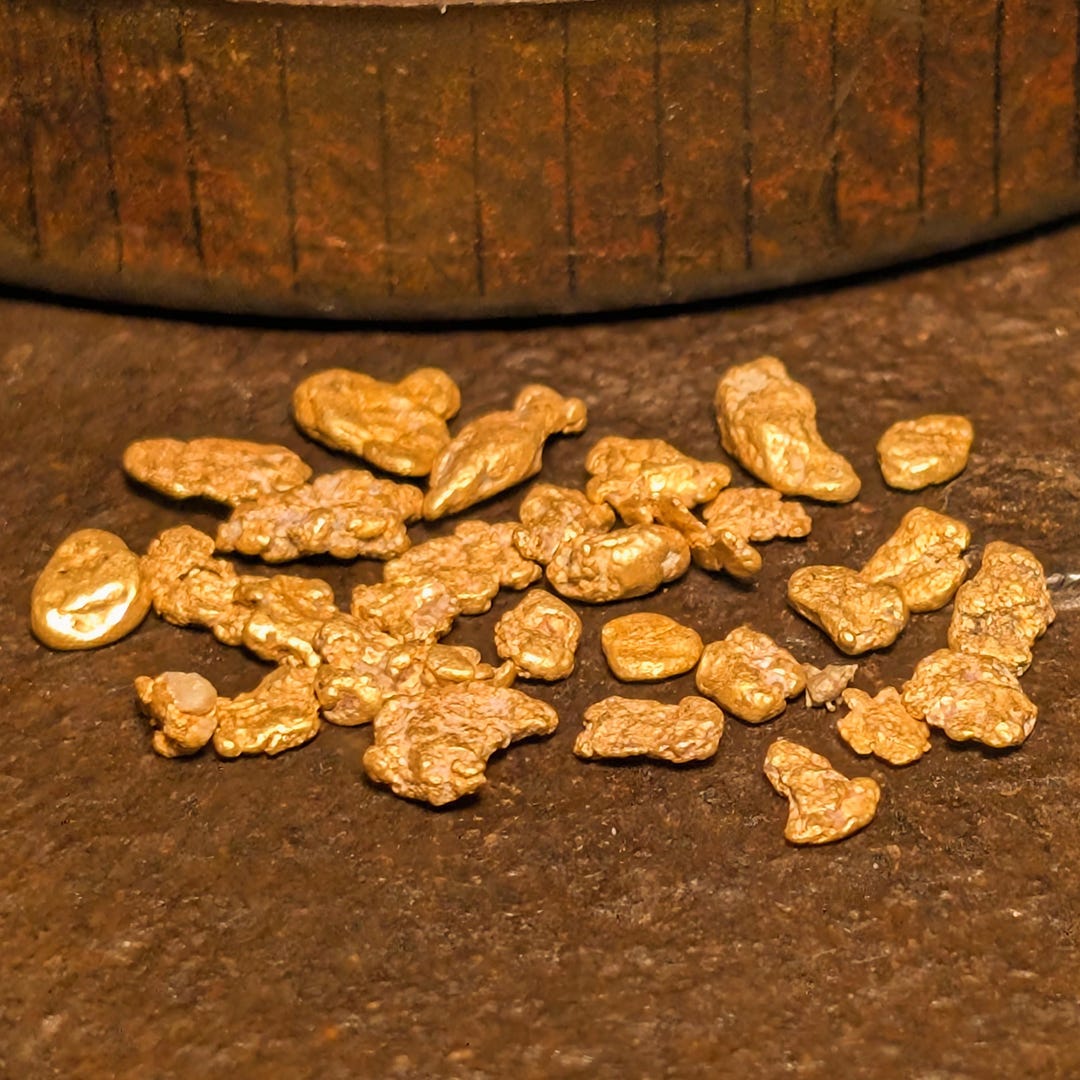 Arizona Gold Nuggets - American Mined Gold - Genuine Gold Specimens ...