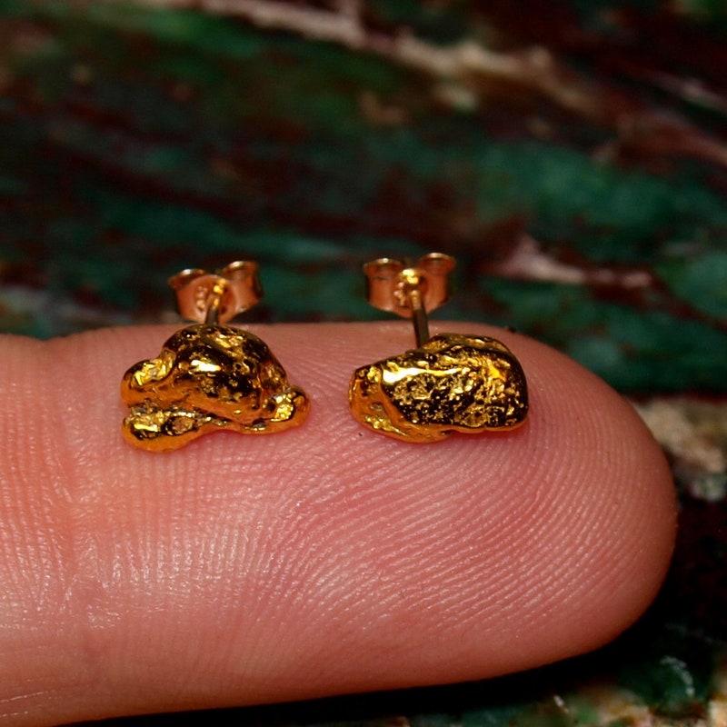 Nugget Earrings - Etsy