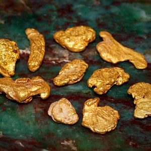 Arizona Gold Nuggets Authentic Natural Placer Gold Raw Gold Nuggets ...