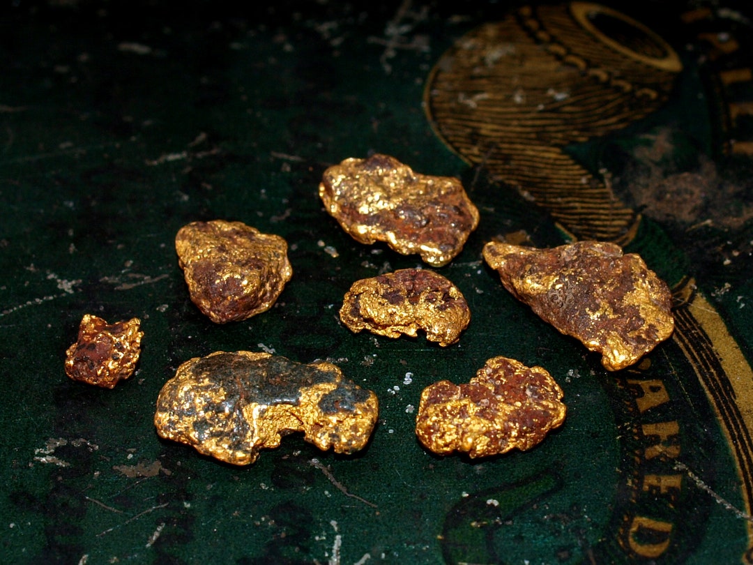 Raw Placer Gold Nuggets - Arizona Gold - Genuine Gold Nuggets - Rare ...