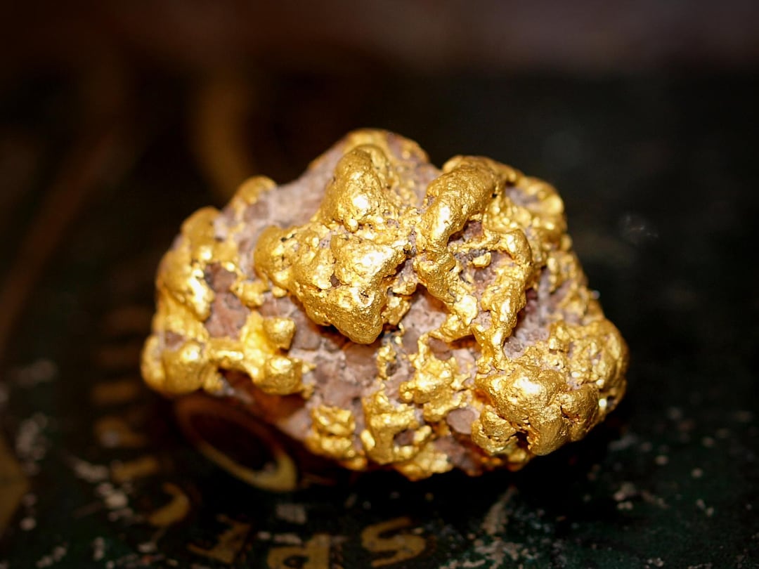 American Mined Gold Nugget - Genuine Arizona Gold Nugget Specimen - Raw ...