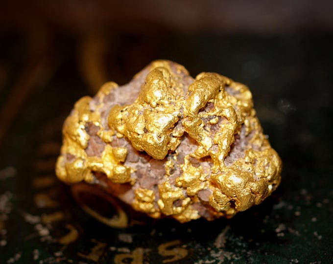 American Mined Gold Nugget - Genuine Arizona Gold Nugget Specimen - Raw ...