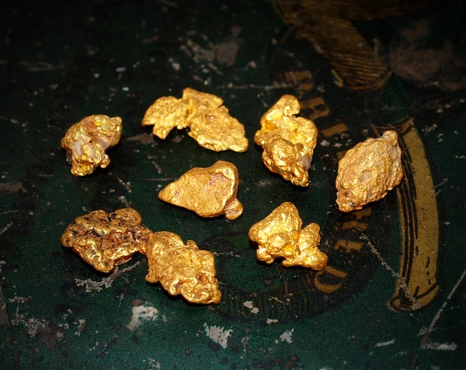 California Gold Nugget Artisanal Mined Gold Genuine Gold Specimen ...