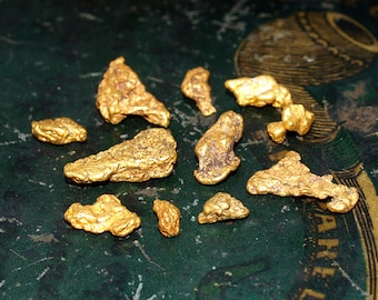 California Gold Nugget - Artisanal Mined Gold - Genuine Gold Specimen ...