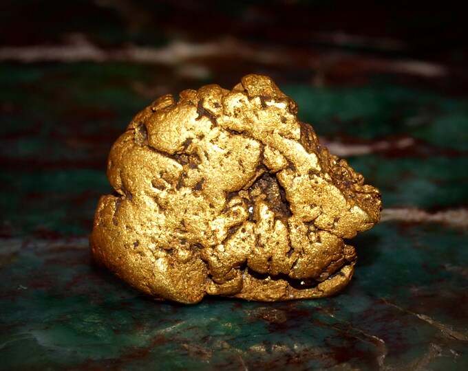 Alaska Gold Nugget - American Mined Gold - Genuine Gold Specimen - Raw ...