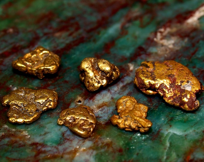 Genuine Gold From Alaska Authentic Natural Placer Gold Coarse Raw Gold ...