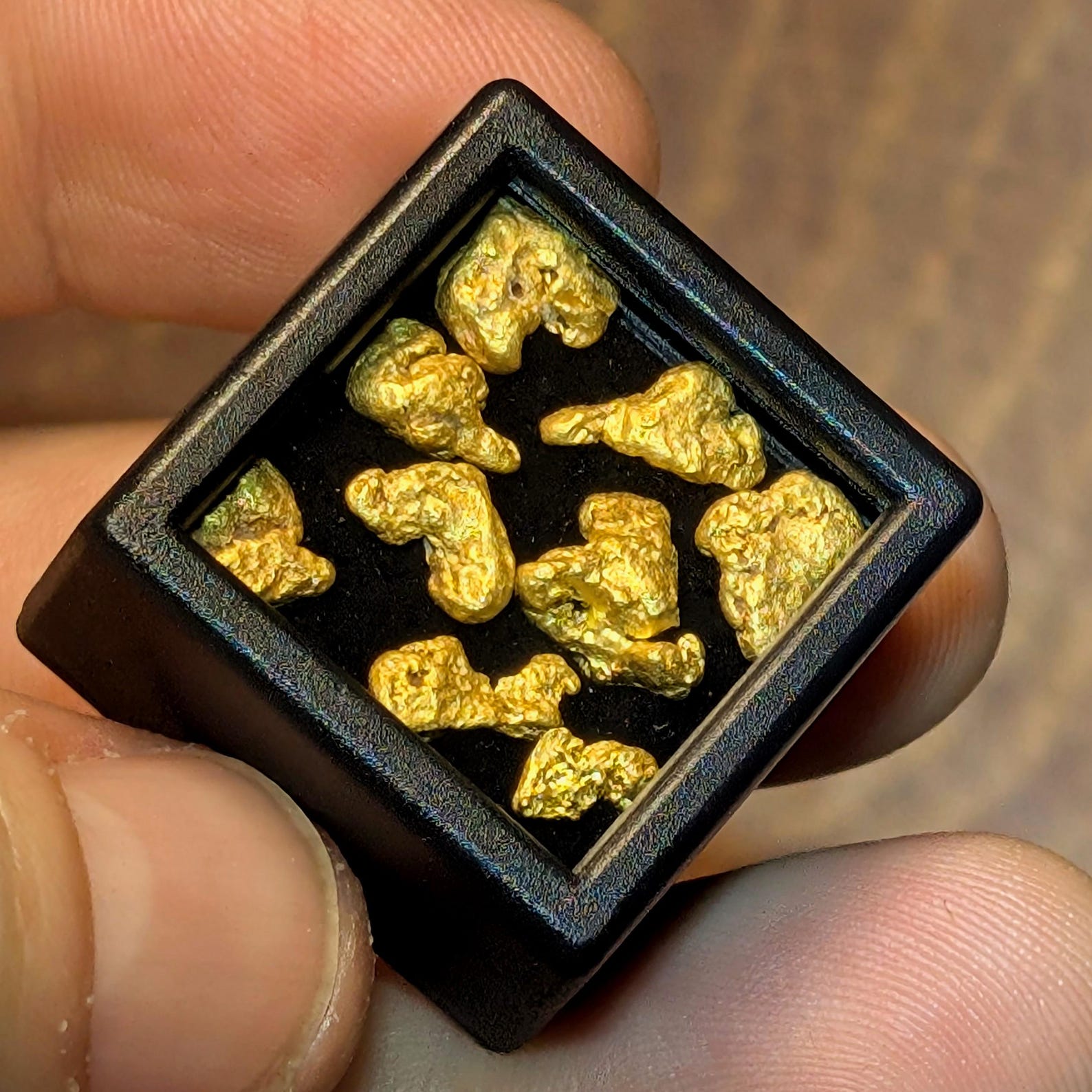 California Gold Nuggets - American Mined Gold - Genuine Gold Specimen ...