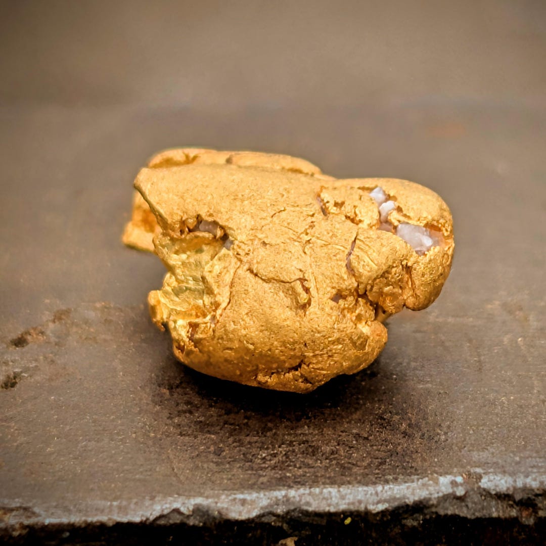 Real Gold Nugget - American Mined Gold - Genuine Mineral Specimen ...