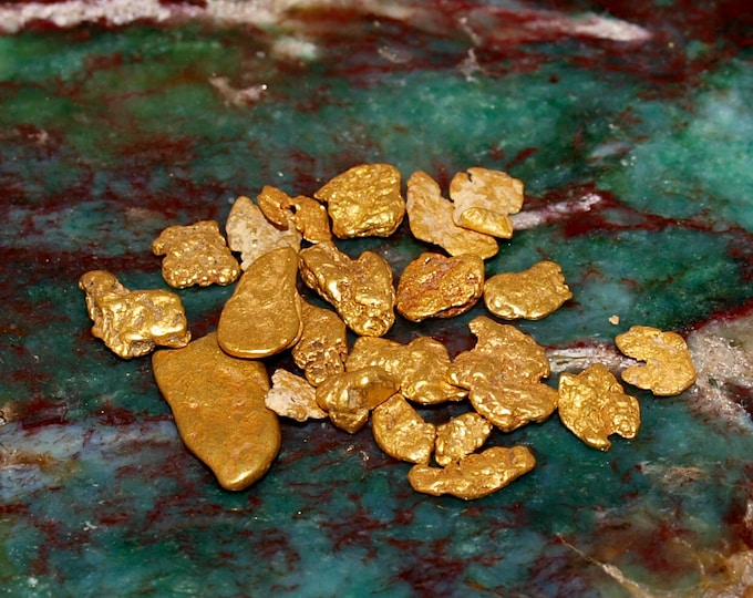California Gold Nuggets - Authentic Natural Placer Gold - Raw Gold ...