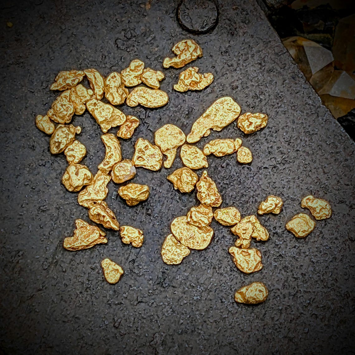 California Gold Nuggets - American Mined Gold - Genuine Gold Specimen ...