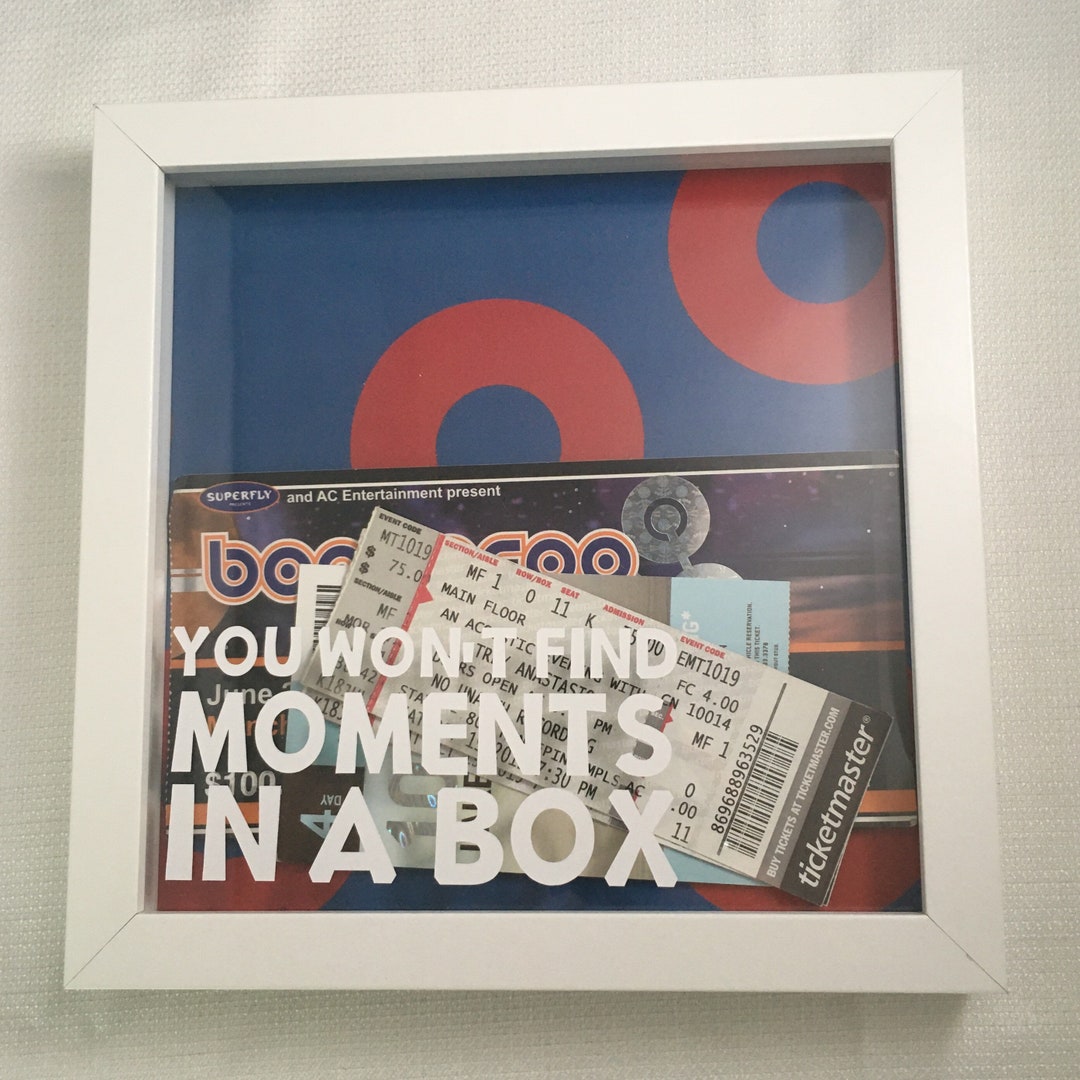 Phish Ticket Stub Sticker Frame Box Series - Etsy