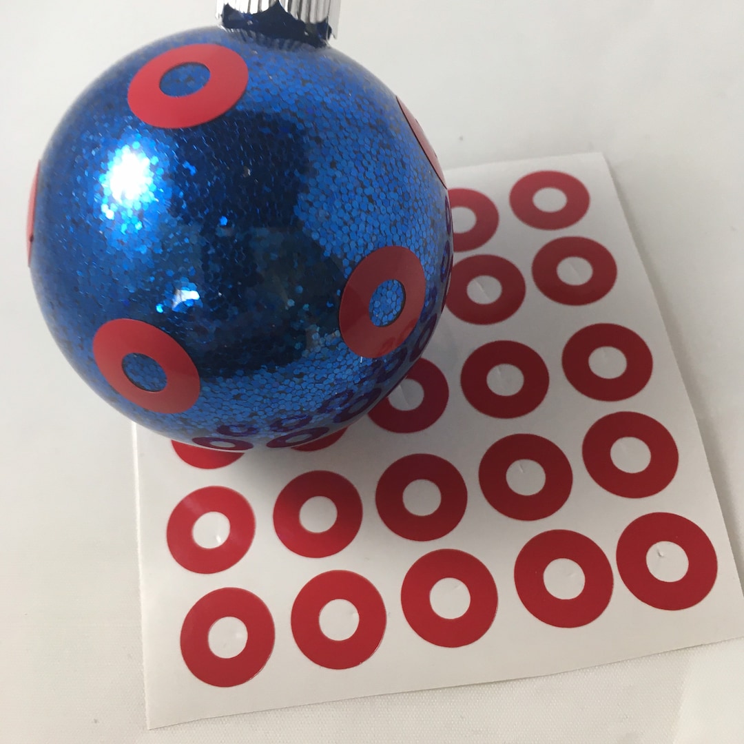 Phish Fishman Donut Sticker Stickers Decal Vinyl .6 Inch 25 Decals - Etsy