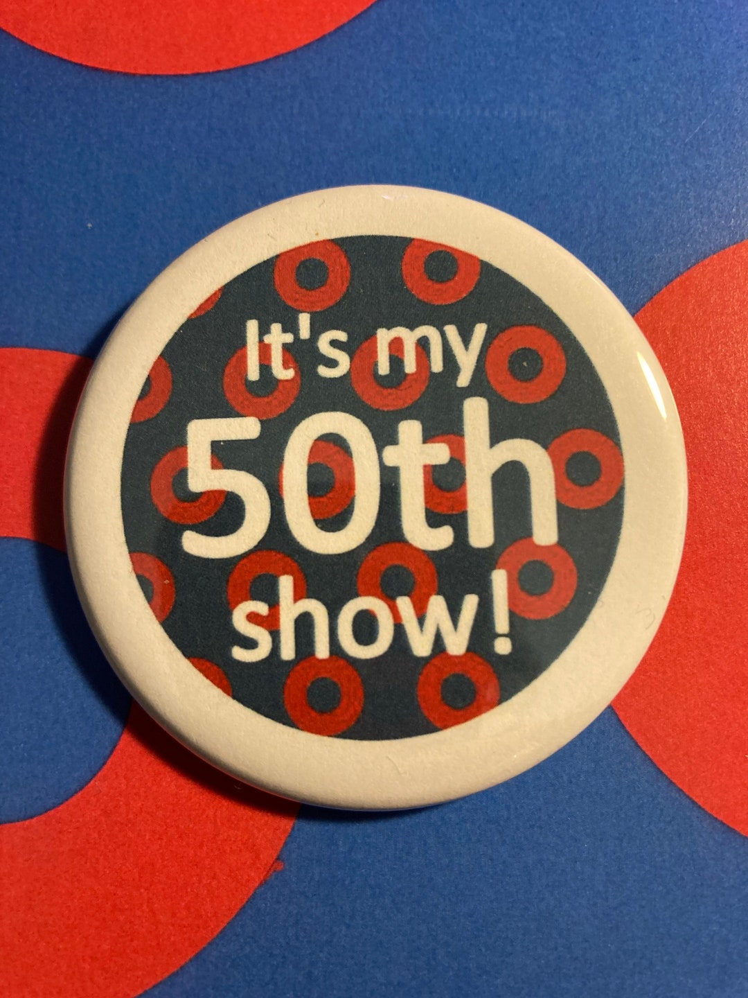 Phish 50th Show Pin Button - Etsy