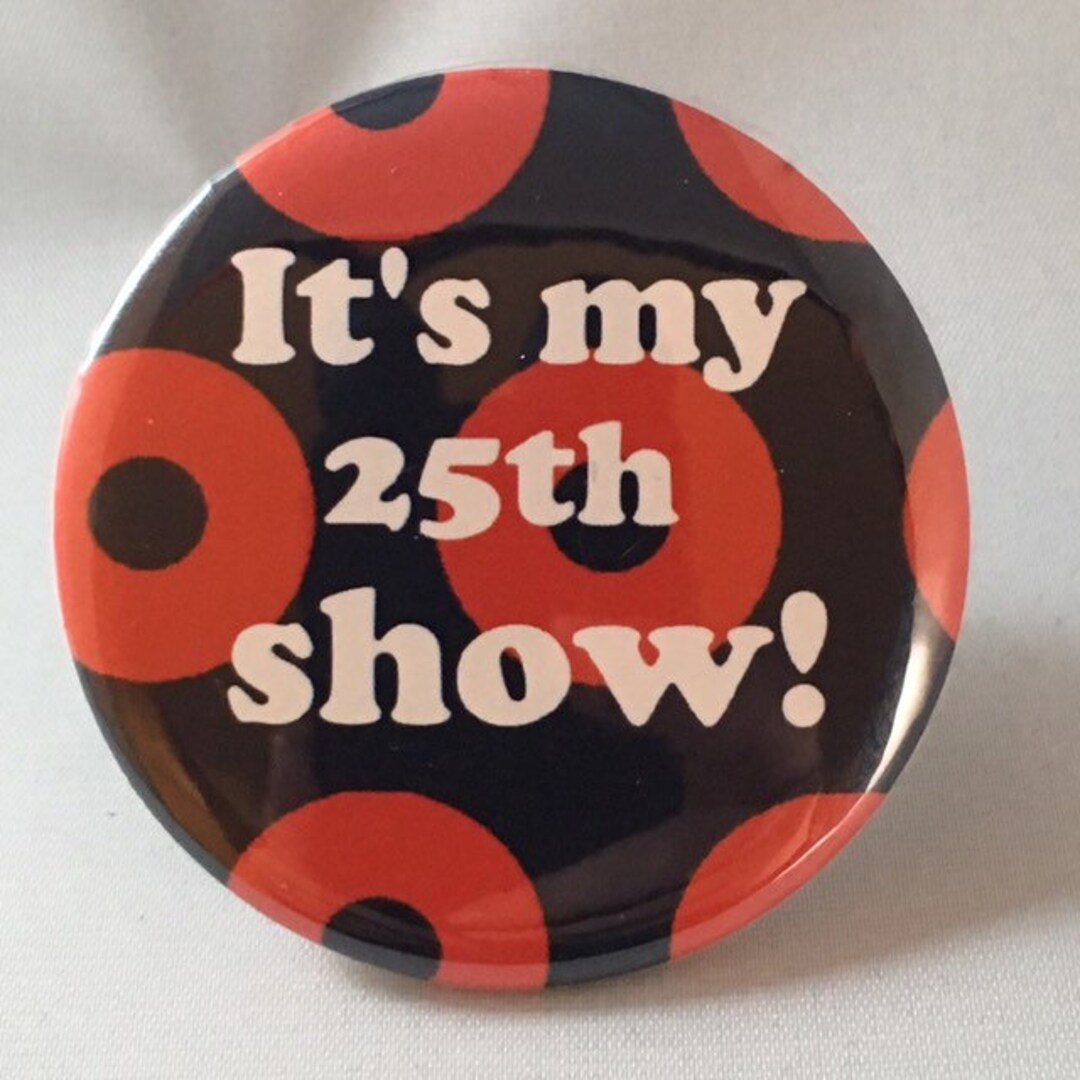 Phish 25th Show Pin Button - Etsy