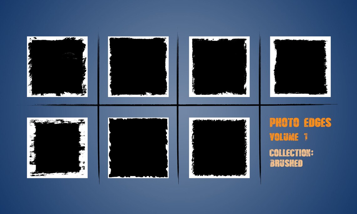 Photo Edges Photoshop Actions Vol 1 - Etsy
