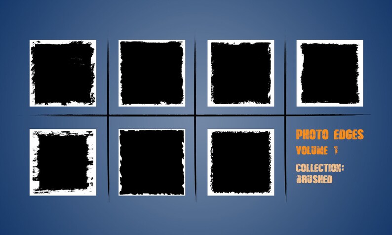Photo Edges Photoshop Actions Vol 1 - Etsy