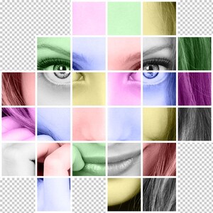 Grid Effect Photoshop Actions - Etsy
