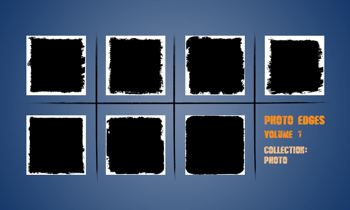 Photo Edges Photoshop Actions Vol 1 - Etsy