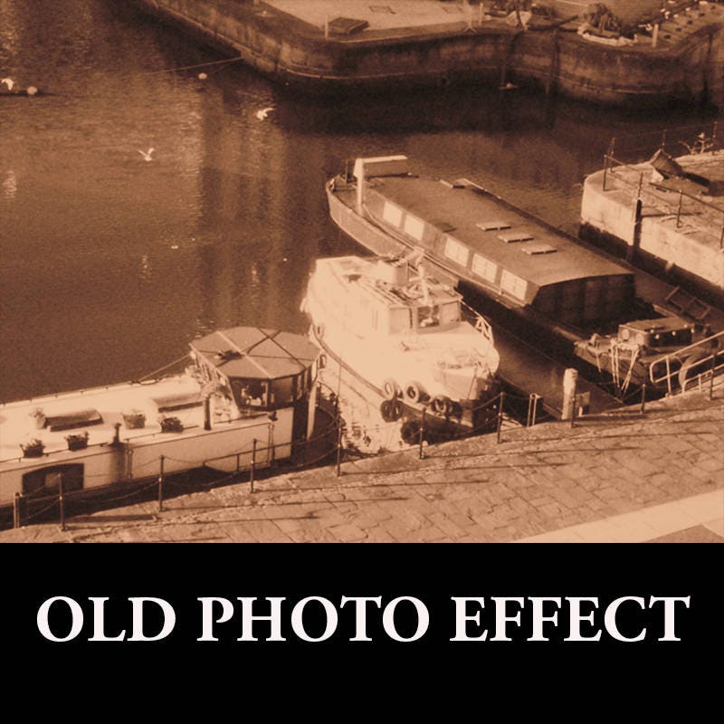 Old Photo Effect Photoshop Actions - Etsy