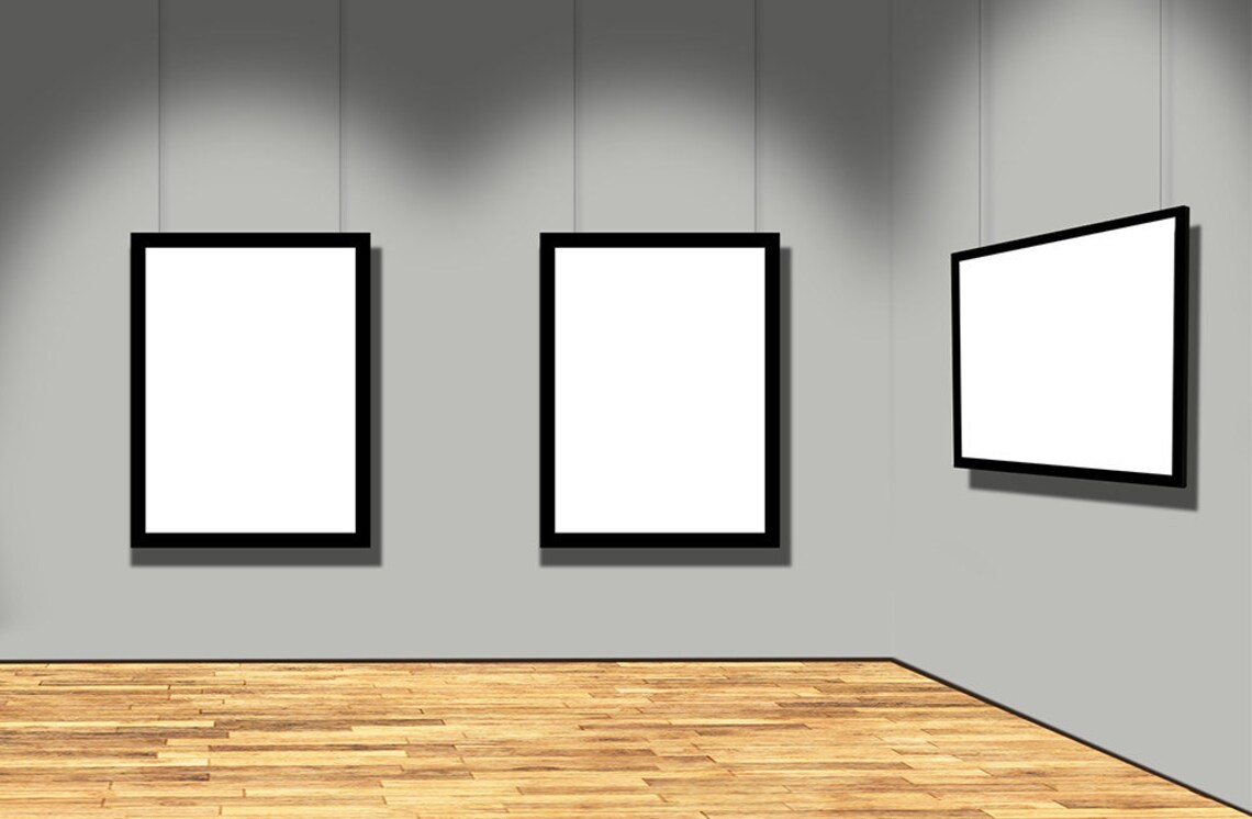 Gallery Mockups Photoshop PSD Templates V1 - Etsy