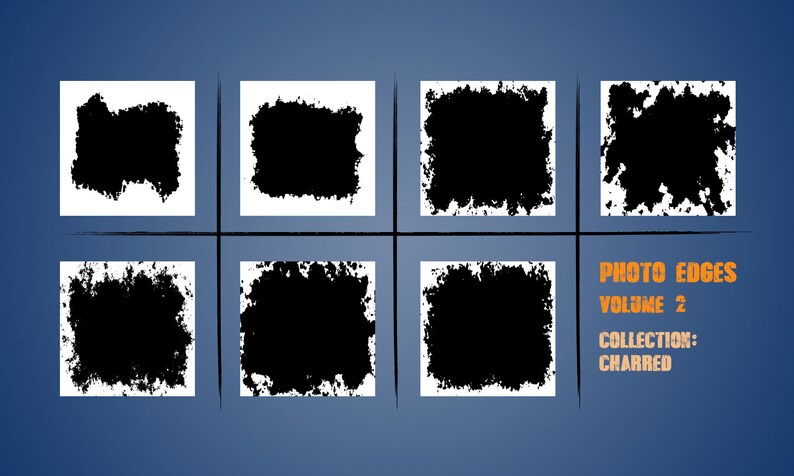 Photo Edges Photoshop Actions Vol 2 - Etsy