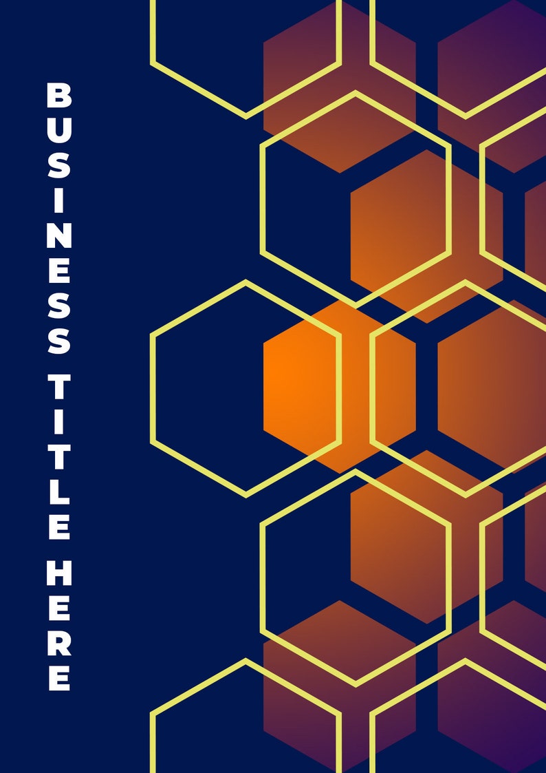 Hexagon Layouts Automated PSD Templates - Etsy