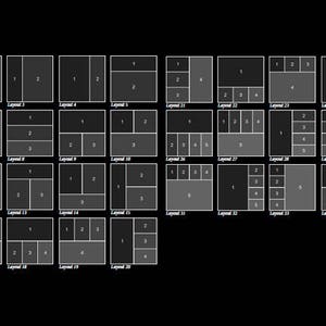Page Layouts Photoshop Actions - Etsy