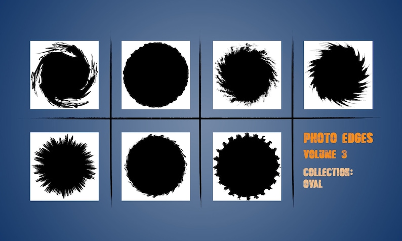 Photo Edges Photoshop Actions Vol 3 - Etsy