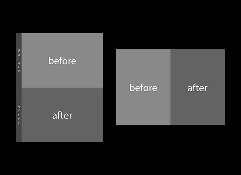 Before/after Previews PSD Templates - Etsy