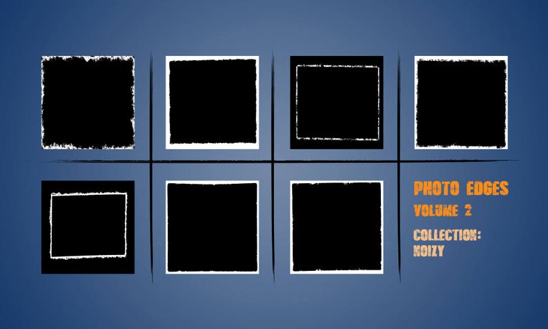 Photo Edges Photoshop Actions Vol 2 - Etsy