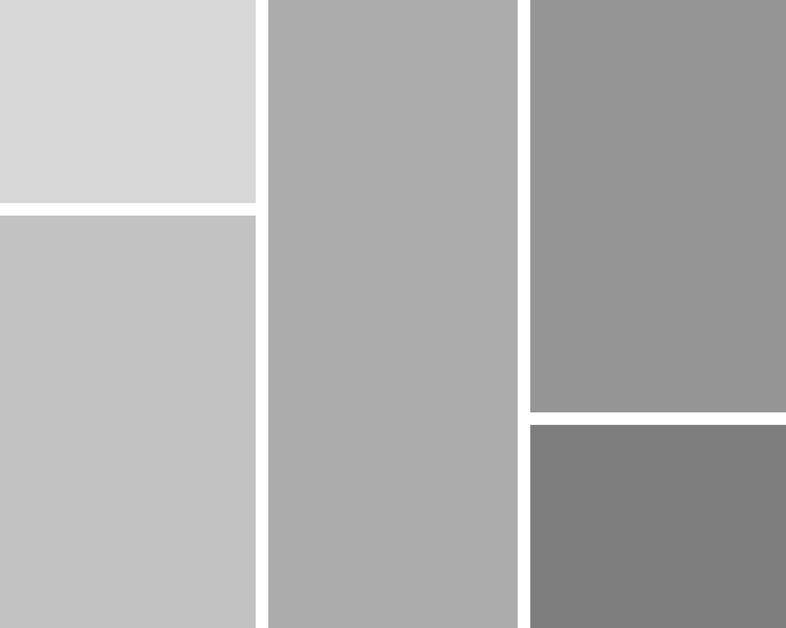 Modern Layout Collage Automated PSD Templates 5x4 (10x8) Aspect Ratio ...