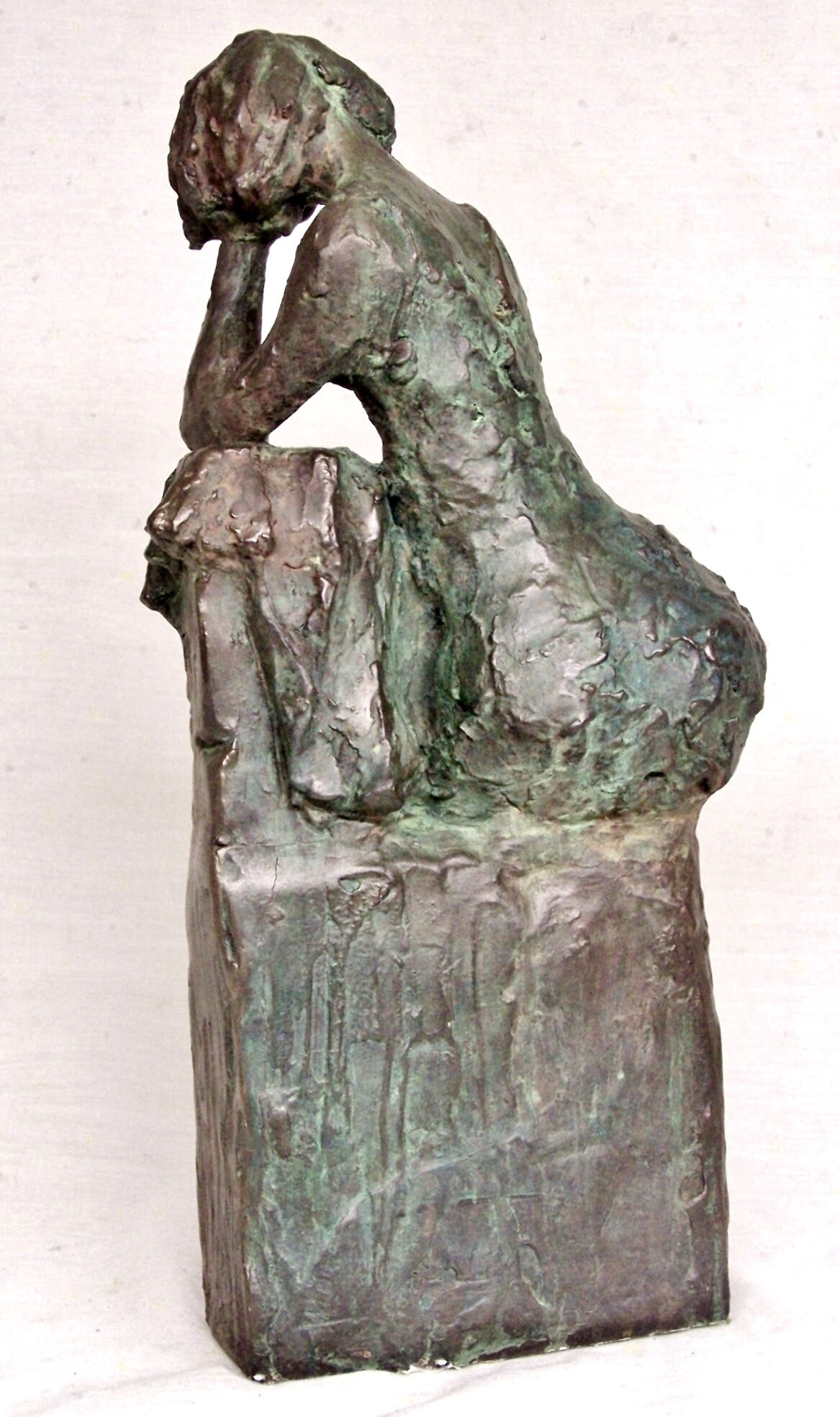 Original Figure Woman Seated on a Pedestal - Etsy
