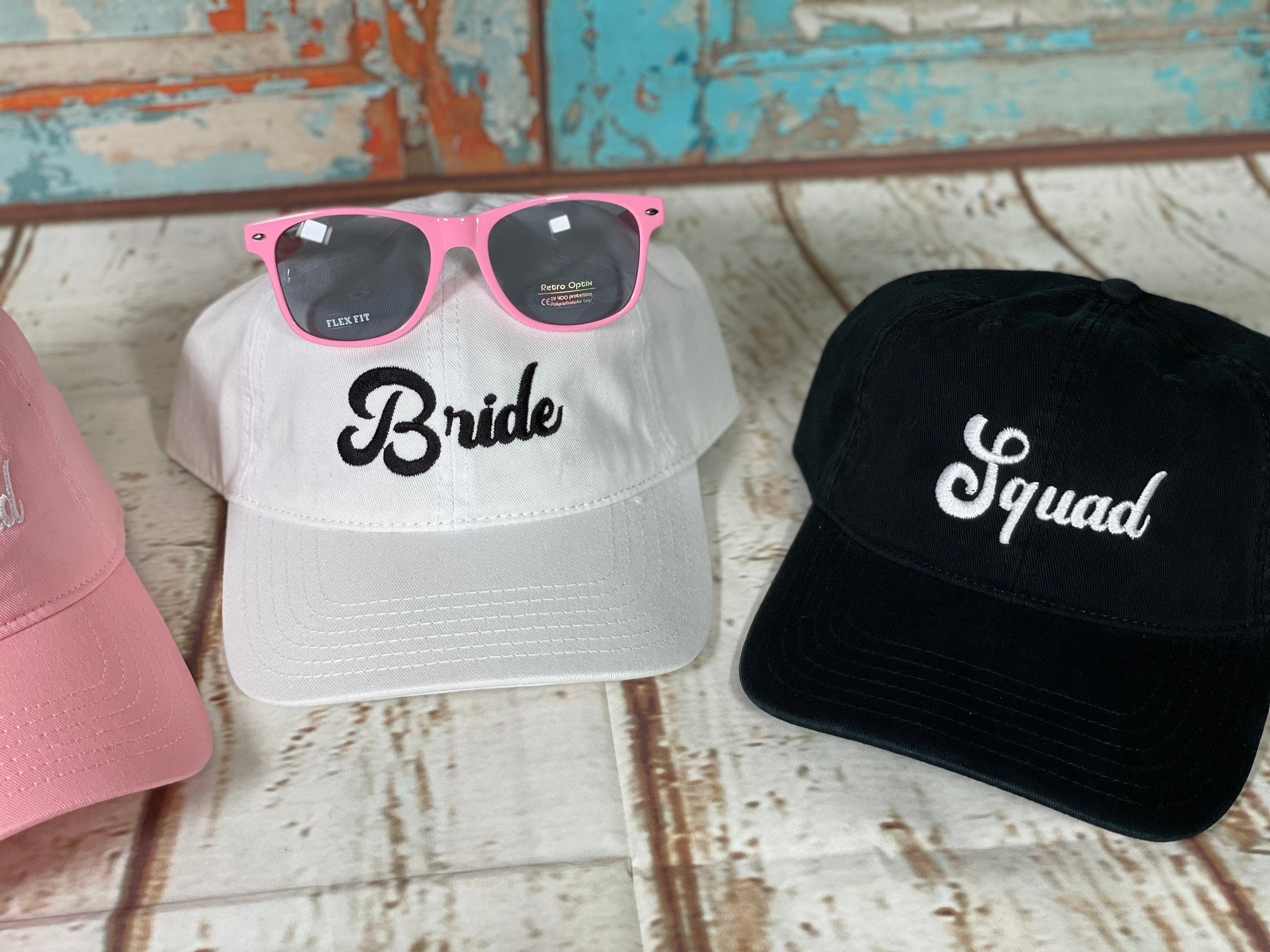 Retro Bride gift bachelorette hat Embroidered Bride wedding | Etsy