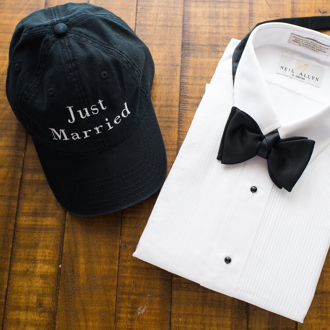 Just Married Hat, Groom Gift, Couples Gifts, Bride and Groom, Wedding ...