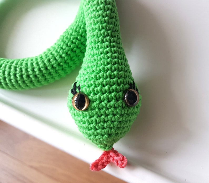 Crochet Snake Stuffed Snake Snake Toy Amigurumi Snake | Etsy