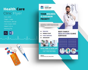medical clinic flyer design
