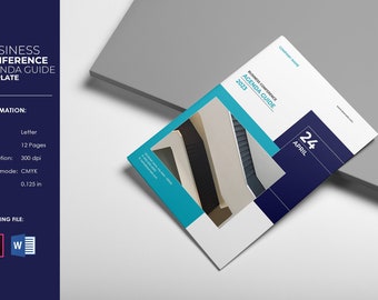 Conference Agenda Canva Template, Event Meeting Program, Meeting Agenda ...