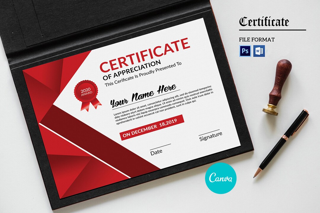 Certificate Template | Certificate of Appreciation Template ...