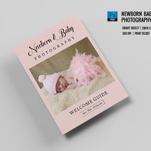 Newborn Photography Magazine Template - Elegant & Customizable Design ...