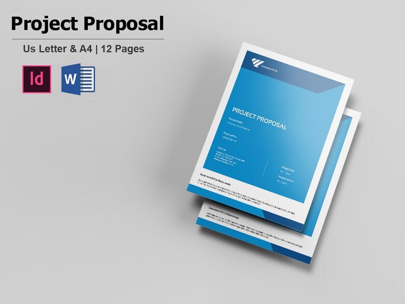 Proposal Template Business Proposal Printable Project - Etsy